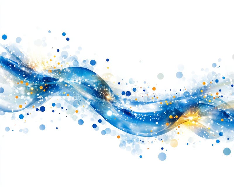 Featuring a Bright Abstract Blue Background with Glittery Accents Stock ...