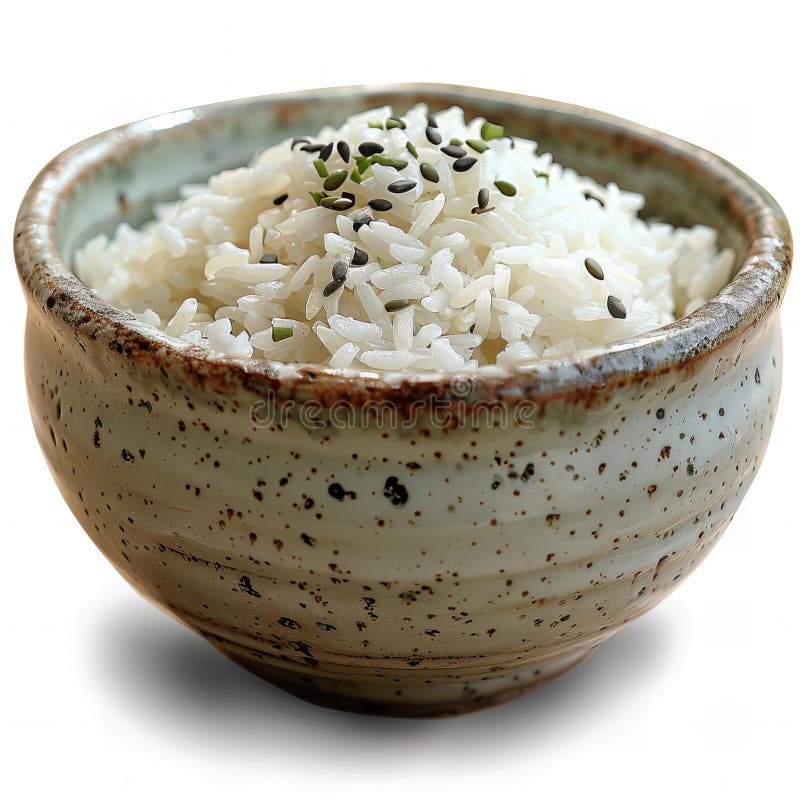 Featuring a Empty Rice Bowl , Isolated on White Background , High ...