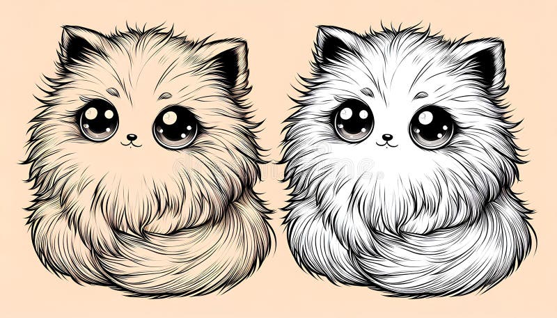 Featuring Exaggerated, Round E Stock Illustration - Illustration of ...