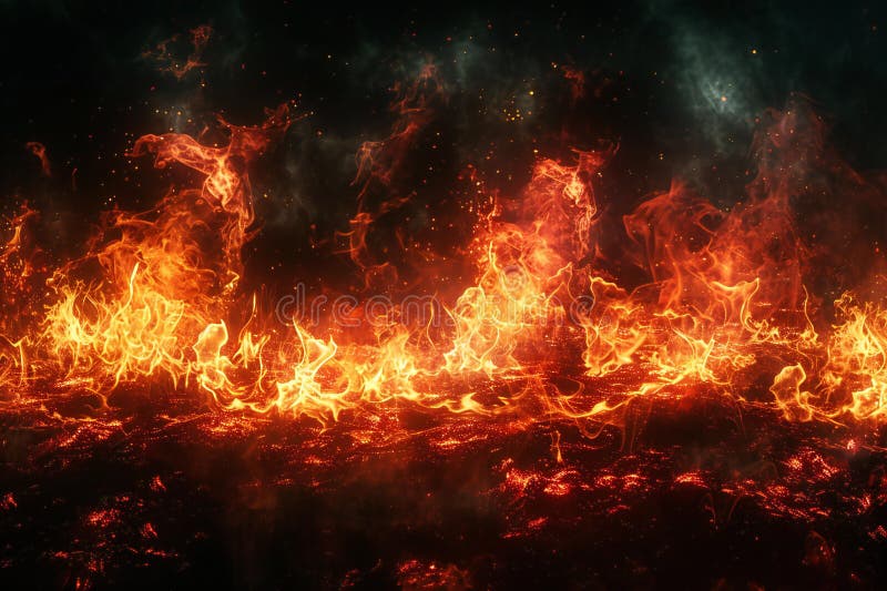 Featuring a Fire, Flames Texture, High Resolution, Ultra Detailed ...