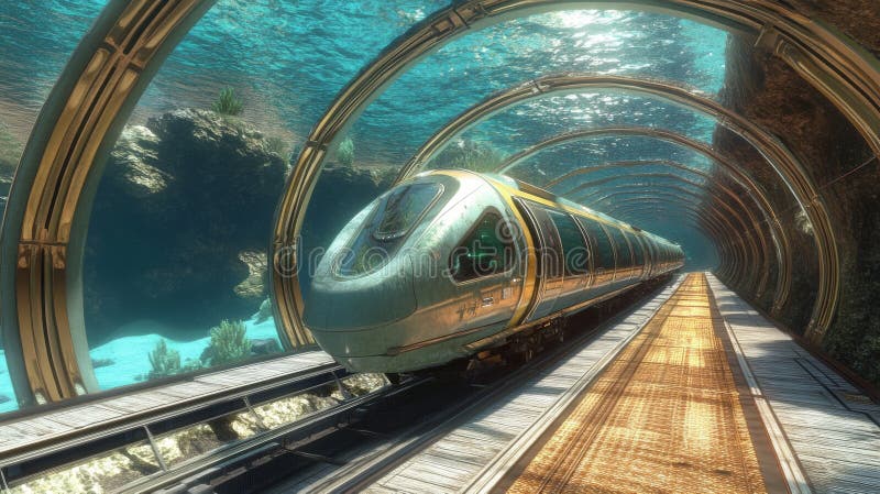 Featuring Futuristic Transport Scenery, this High-speed Underwater ...