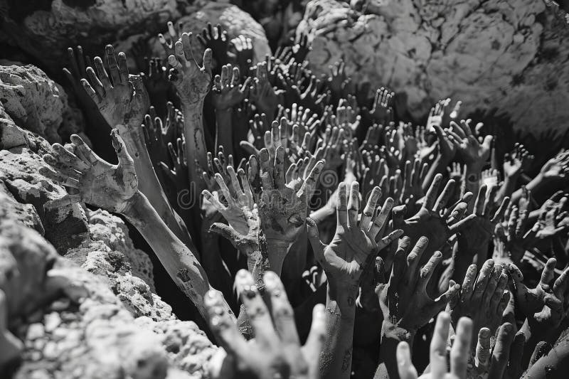 Featuring a Hundreds of Hands Reaching Out from the Ground , High ...