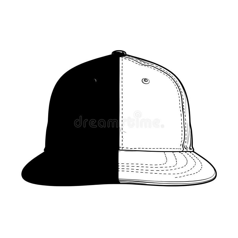 Featuring Icon of a Baseball Cap in a Simple, Minimalistic Style. Stock ...