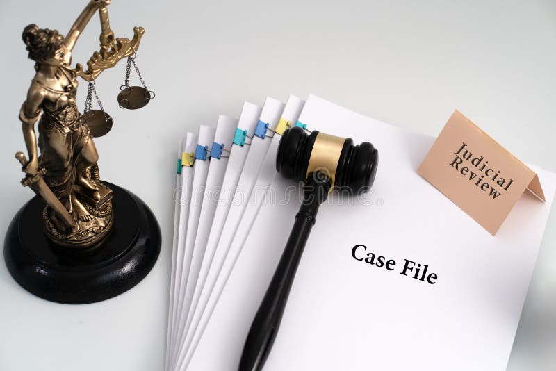 Illustrative Photo for Legal Terminology Judicial Review Stock Image ...