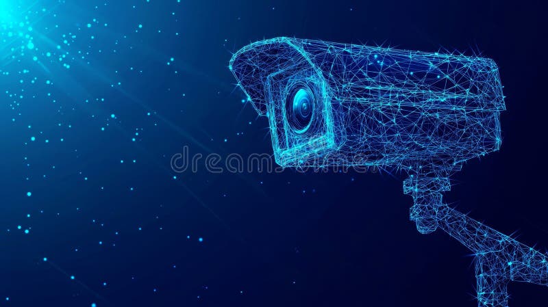 Featuring a Low Poly Wireframe Mesh Design on a Dark Blue Background ...