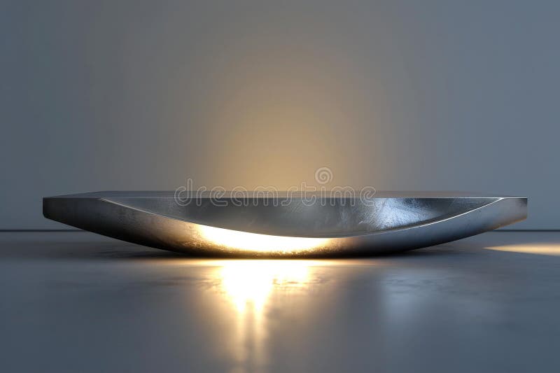 Featuring a Metal Platform with a Light Shining on it, High Quality ...