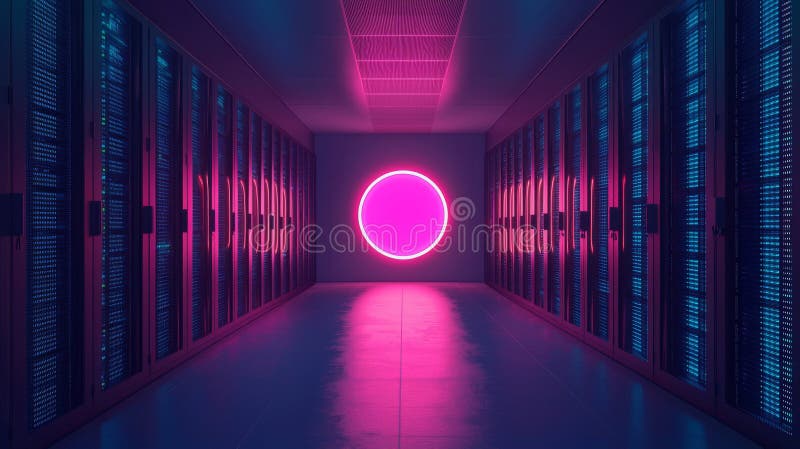 Featuring Neon-lit Servers, the Futuristic Data Center Offers High-tech ...