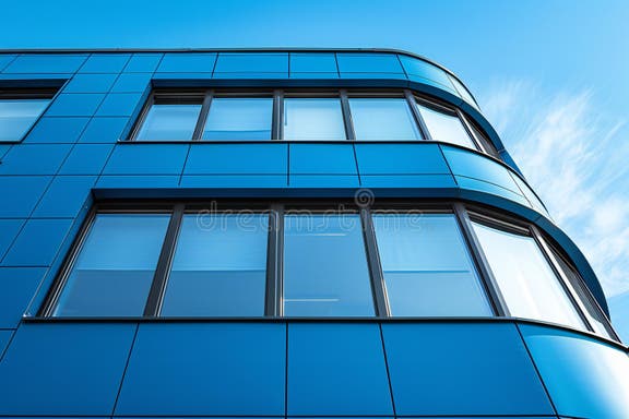 Featuring a Picture of a Modern Building with Windows, High Quality ...