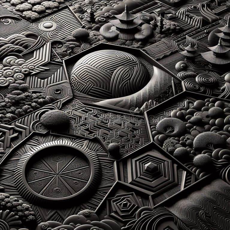 Featuring Raised Patterns and Textures Embossed Black Vinyl P Stock ...