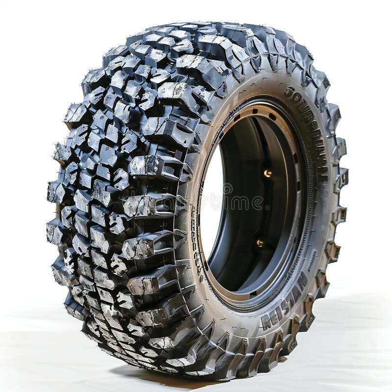 Featuring a Reinforced Tire , Isolated on White Background , High ...