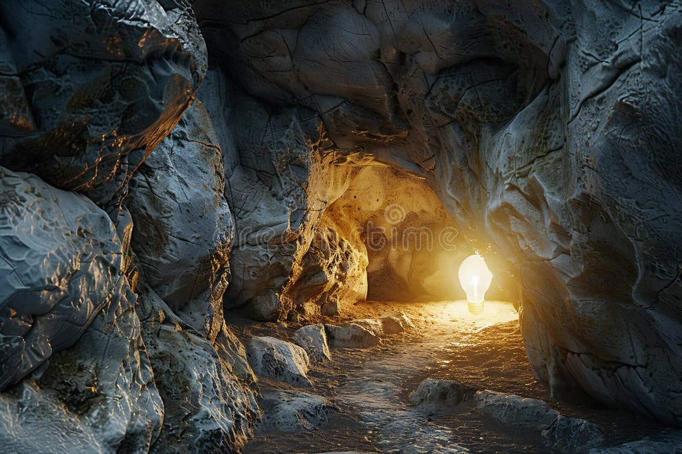 Featuring a Rock Cave with Exit Path and Sun Light, High Quality, High ...