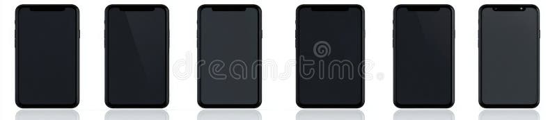 Featuring Sleek, Minimalistic Designs, Modern Smartphones are Shown ...