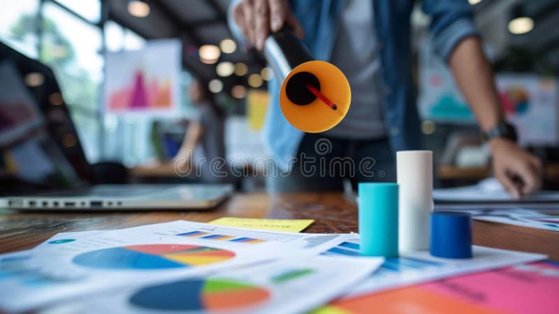 Business Presentation Backdrop. Stock Illustration - Illustration of ...