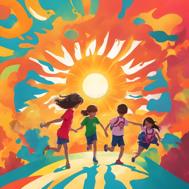 Featuring a Sun Morphing Symbolizing the Transition from Summer ...