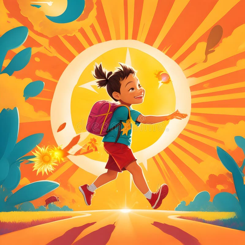 Featuring a Sun Morphing Symbolizing the Transition from Summer ...