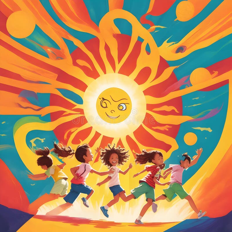 Featuring a Sun Morphing Symbolizing the Transition from Summer ...