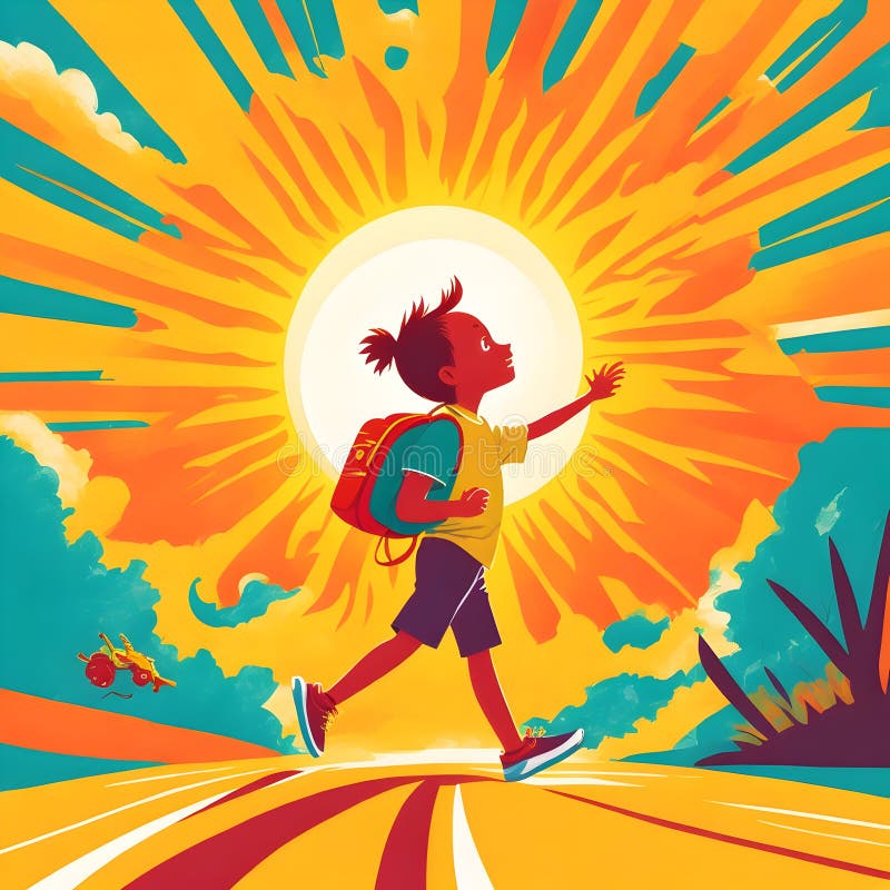 Featuring a Sun Morphing Symbolizing the Transition from Summer ...