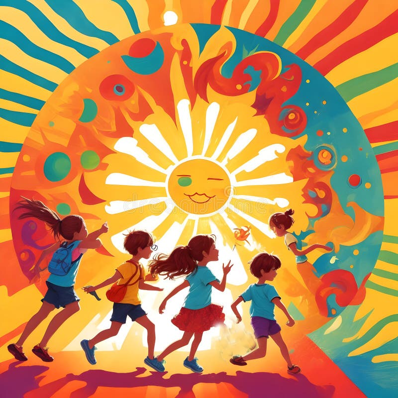 Featuring a Sun Morphing Symbolizing the Transition from Summer ...