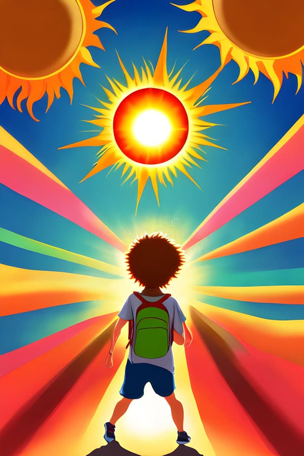 Featuring a Sun Morphing Symbolizing the Transition from Summer ...