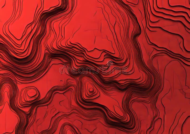 Featuring a Vibrant Red Electrical Background in Line Art Stock Image ...