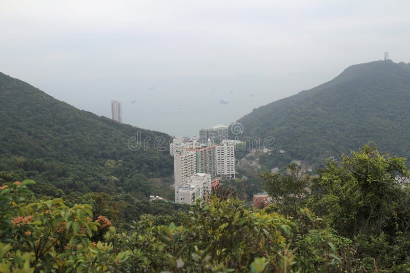 Feb 28 2015 the Gap of Mount Davis,. Hong Kong Stock Photo - Image of ...
