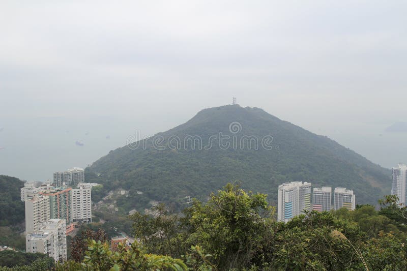 Feb 28 2015 the Gap of Mount Davis,. Hong Kong Stock Image - Image of ...