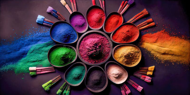 Feb-March Celebration of the Arrival of Spring at the Holi Festival of ...