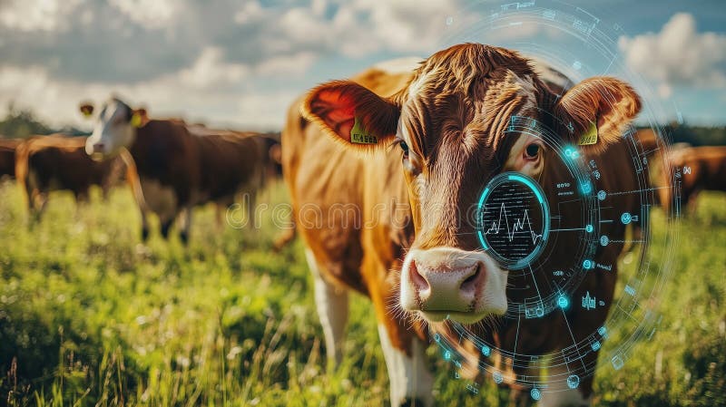Connected Cow: Augmented Reality Interface Displaying Health Data on a ...