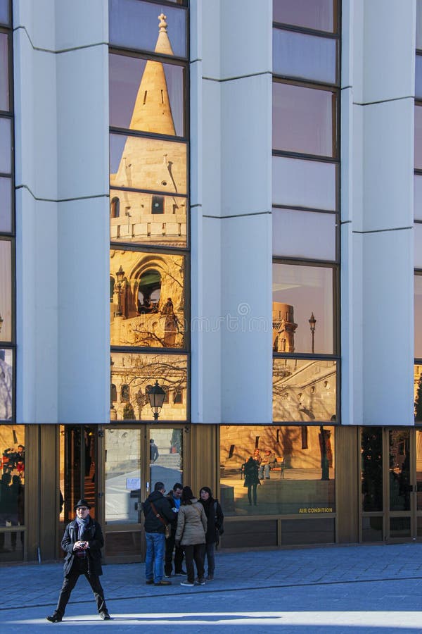 A Reflection of Architecture in Budapest Editorial Photography - Image ...