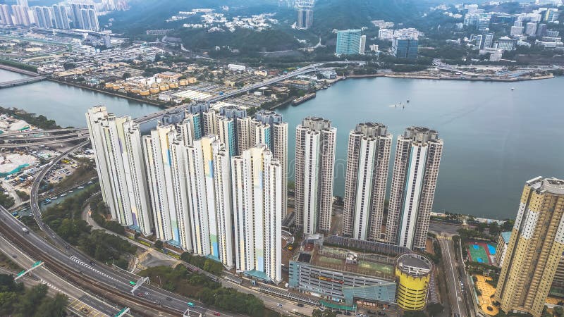 Feb 24 2024 Residential of Tai Shui Hang, Ma on Shan Editorial Stock ...