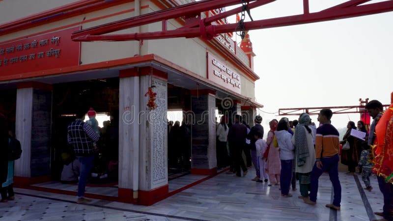 Devotees Queue at Hanuman Temple: Shri Sidhbali Baba Dham Mandir ...