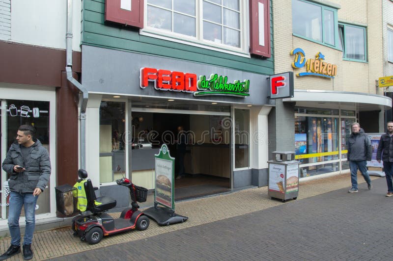 Febo Restaurant In Netherlands Editorial Stock Image - Image of sausage ...