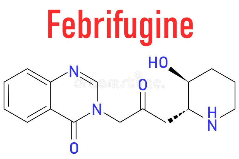 Febrifugine Alkaloid Molecule, First Isolated from Dichroa Febrifuga ...
