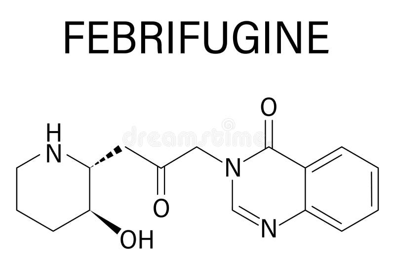 Febrifugine Alkaloid Molecule, First Isolated from Dichroa Febrifuga ...