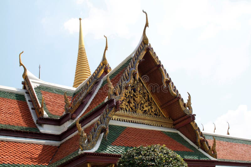 07 February 2019, Bangkok, Thailand, Royal Palace Temple Complex ...