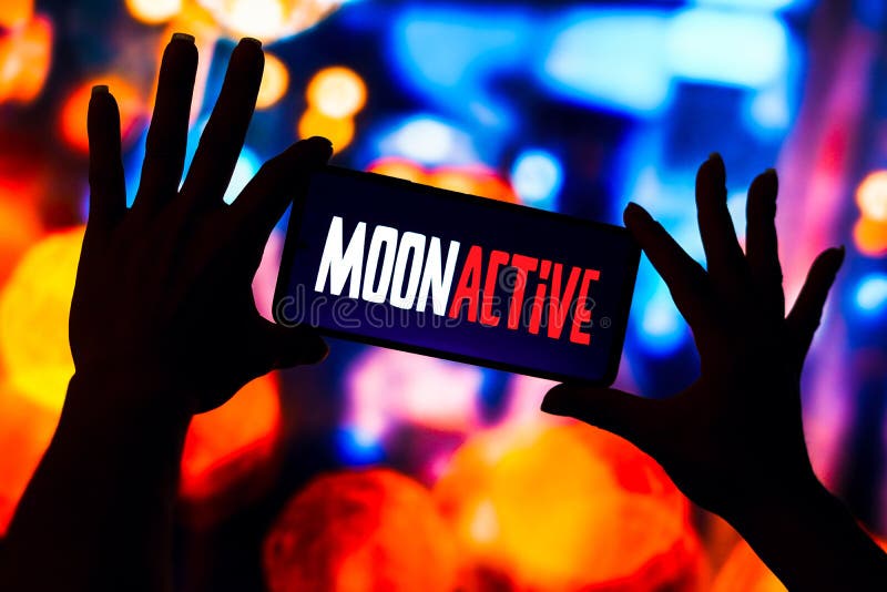 February 7, 2023, Brazil. in this Photo Illustration, the Moon Active ...