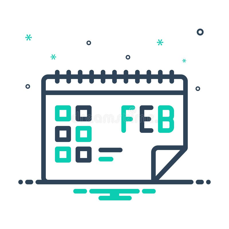 Februarycalendar Stock Illustrations – 4 Februarycalendar Stock ...