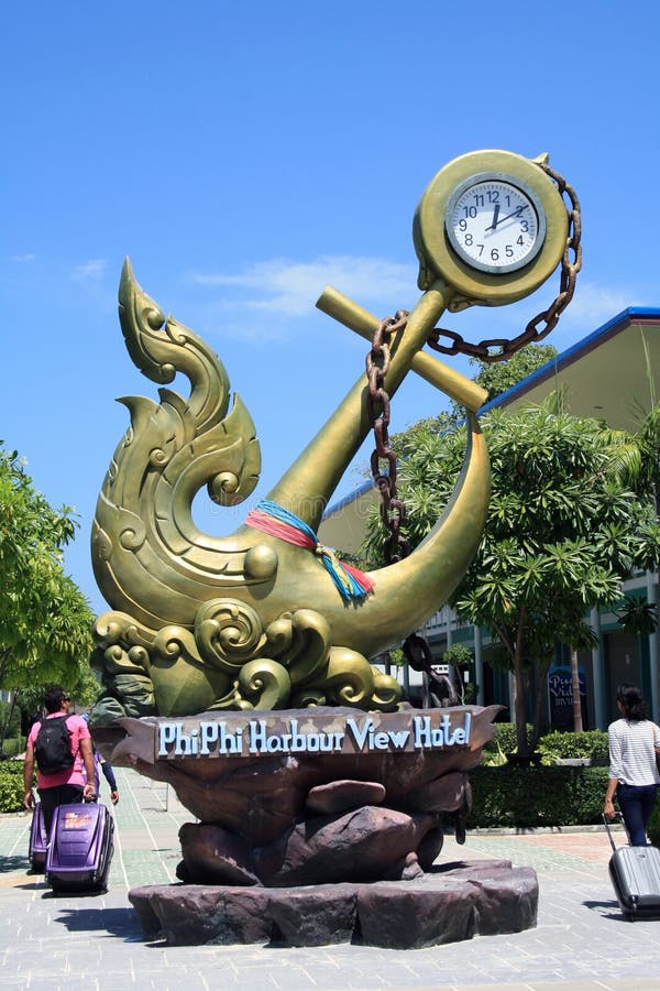 February 16, 2019. Krabi, Phi Phi, Thailand. Sculpture in the Form of ...