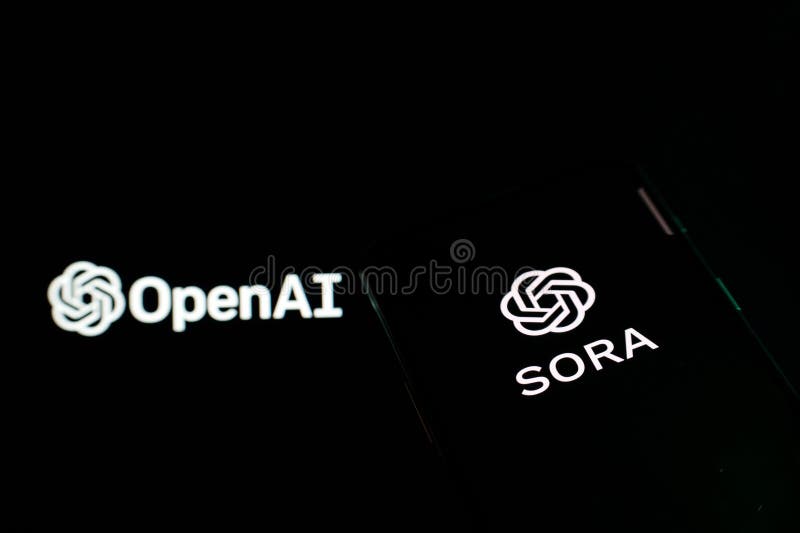 Openai Sora Logo is Displayed on a Smartphone Screen. OpenAI Announced ...