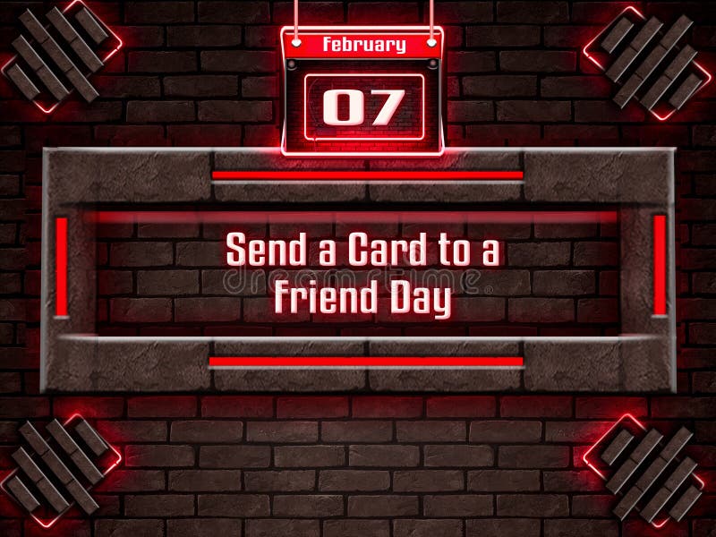 07 February, National Chopsticks Day, Neon Text Effect on Bricks ...