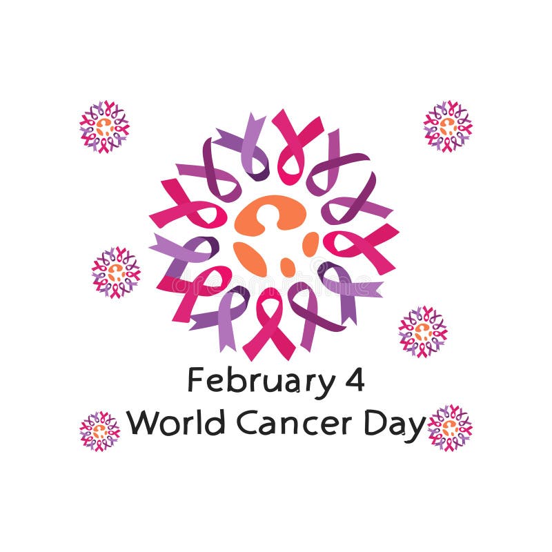 4 February is World Cancer Day Vector Illustration Stock Vector ...