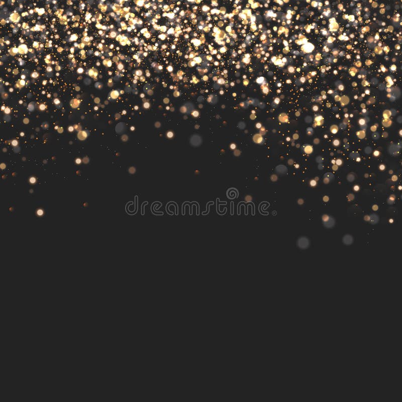 Beautiful yellow dust. stock vector. Illustration of glow - 179680939