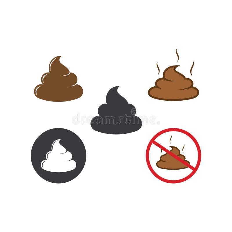 Feces Vector Illustration Design Stock Vector - Illustration of comic ...