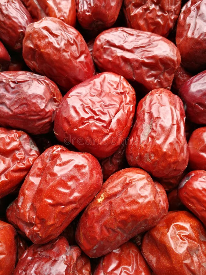 Fecha Roja - Fruta De La Azufaifa - Grande Imagen de archivo - Imagen ...