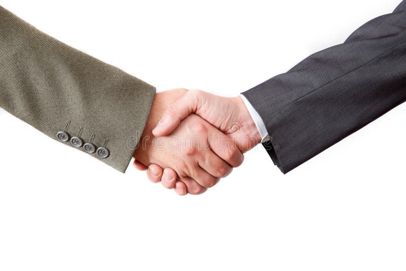 Fechando o negócio foto de stock. Imagem de branco, parceria - 34554008