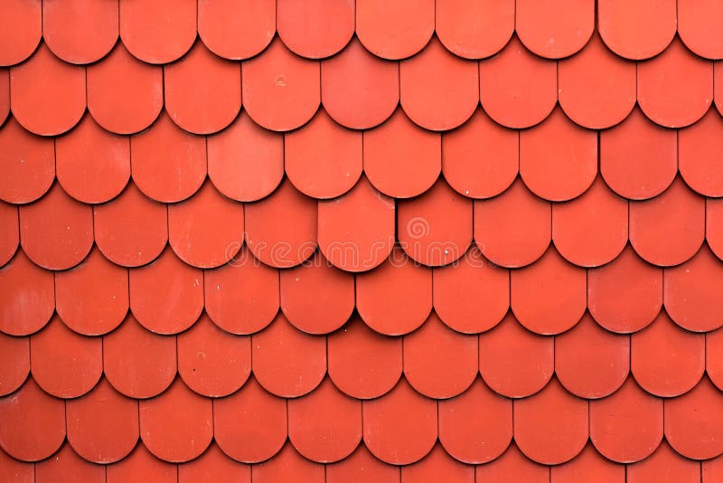 Textura Vermelha Velha Do Fundo Da Telha De Telhado Foto De Stock