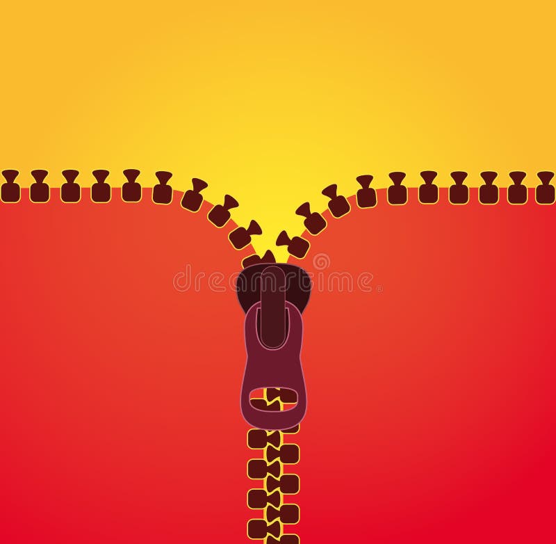 Fecho De Correr Dos Desenhos Animados Vetor Ilustração do Vetor ...