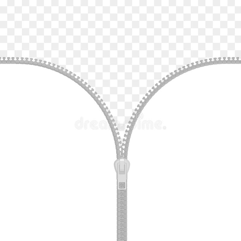 Fecho De Correr Em Um Fundo Transparente Ilustração do Vetor ...