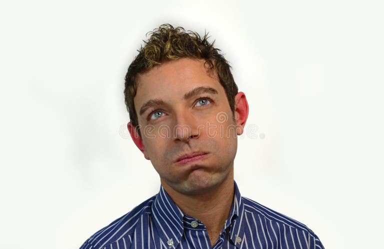 Fed up attractive guy stock image. Image of concept, sick - 22220805