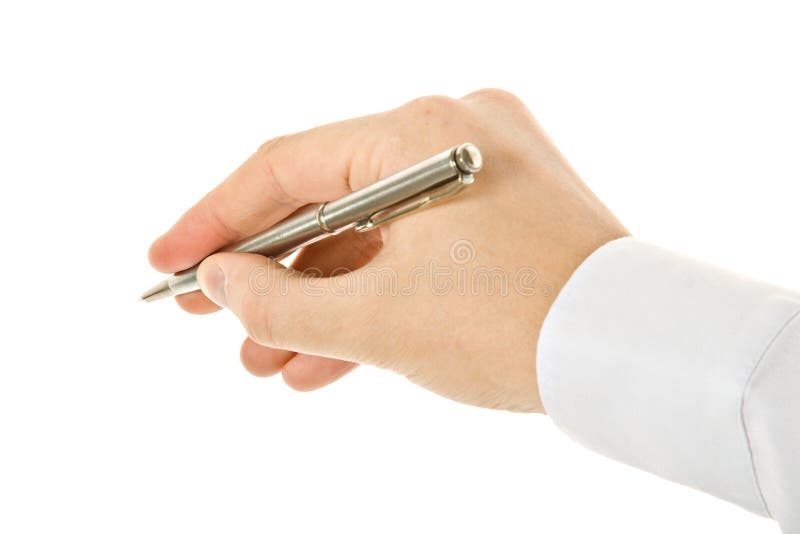 Stift In Der Hand Bild. Bild: 7987292